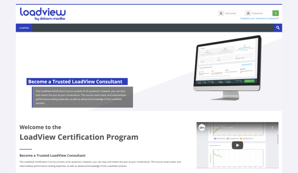 Get Certified as a LoadView Expert - Earn Commissions as a Consultant