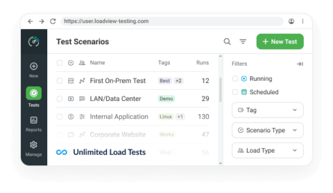 Explore Load Testing Loadview